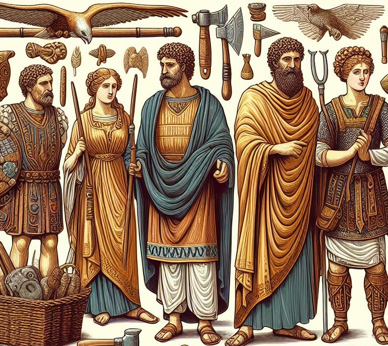 Popoli italici piceni - Retaggio & Genealogia